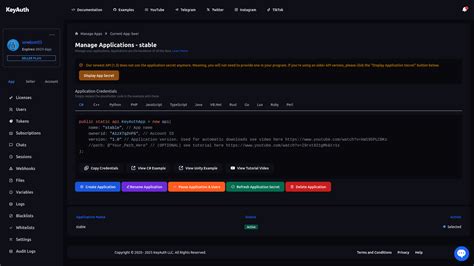 Github Keyauthkeyauth Source Code Keyauth Is An Open Source
