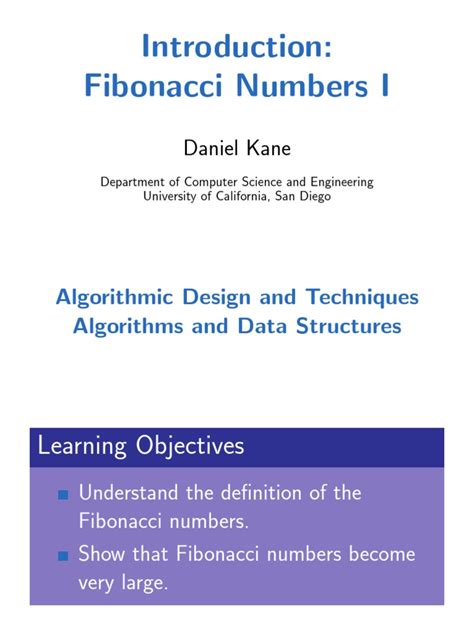 01 Intro 2 Fibonaccinumbers1 Pdf