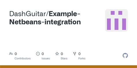 Github Dashguitarexample Netbeans Integration