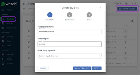 How To Use Wasabi Buckets As Locations TagSpaces Docs