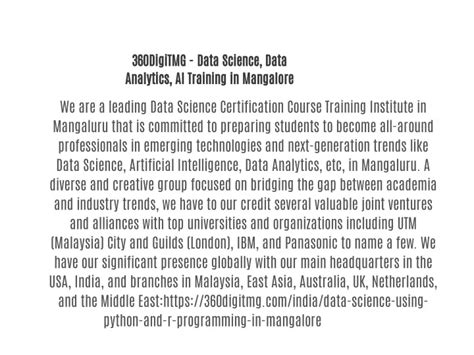 ppt 360digitmg data science data analytics ai training in