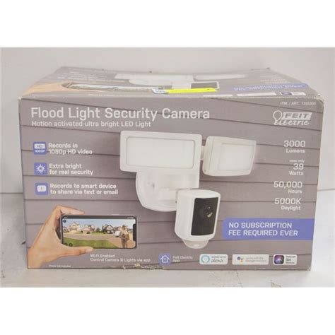 New Feit Flood Light Wifi Security Camera No Subs