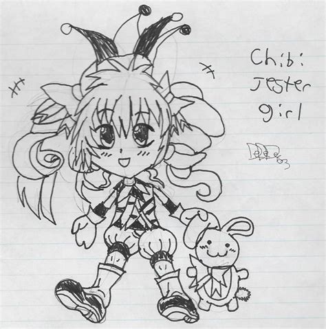 Chibi Jester Girl By Dedede63 On Deviantart