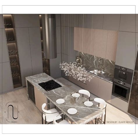 Elahe Nehzat On Linkedin Interiordesign Kitchen Modern Render Architect طراحی کابینت…
