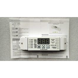 4 Channels Output Constant Voltage DMX512 Decoder With Display