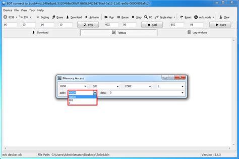Burning And Debugging Tool Wins Telink Documents