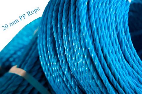 Blue Pp Rope 20mm Blue Polypropylene Rope Manufacturer From Osmanabad