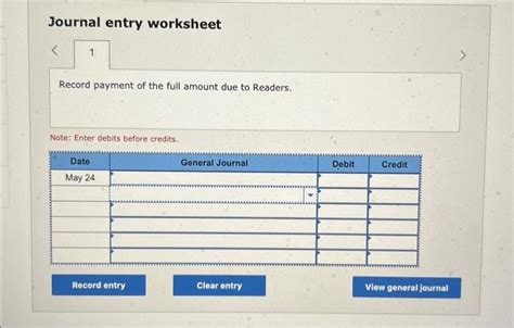 Solved Required Information Exercise 6 9 Algo Record