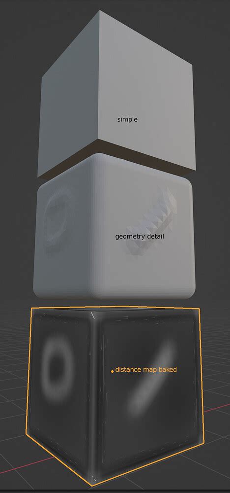 Baking Displacement Height Map From Selected To Active Object Materials And Textures