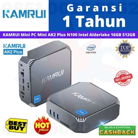 Jual Kamrui Mini Pc Mini Ak2 Plus N100 Intel Alderlake 16gb 512gb Intel Nuc Di Seller Karya