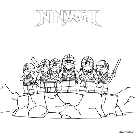 Ninjago Mewarnai Ninjago Gambar Ninjago Mewarnai Ninjago Gambar