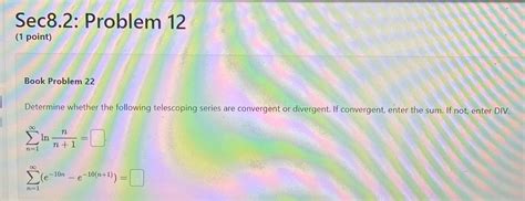 solved sec8 2 problem 12 1 ﻿point book problem 22determine