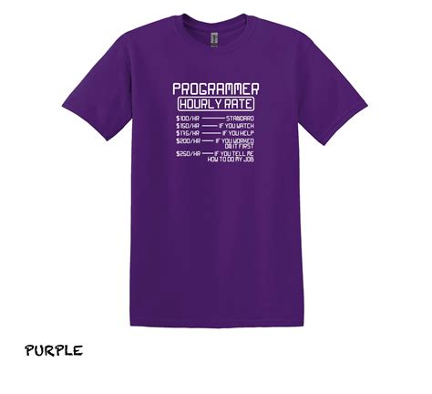 programmer ts hourly rate t shirt funny coder shirts programmers