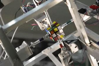 Robot Solves Rubik S Cube In Seconds Robotic Gizmos