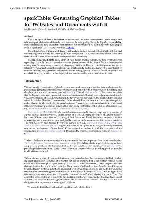 Pdf Sparktable Generating Graphical Tables Forwebsites And Documents With R
