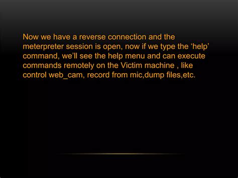 Intro To Exploits In Metasploitand Payloads In Msfvenom Ppt