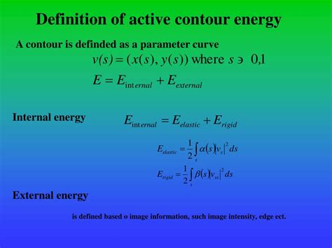 Ppt Application Of Gradient Vector Flow Gvf Active Contour In