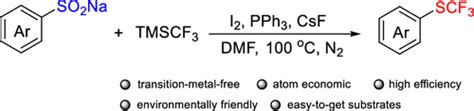 Transition Metal Free Synthesis Of Aryl Trifluoromethyl Thioethers Through Indirect