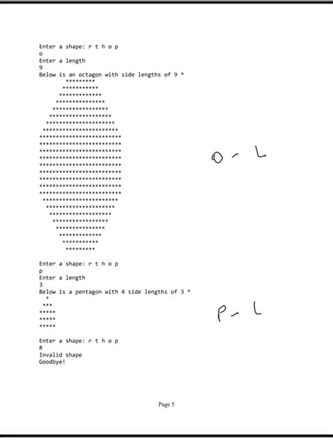 Solved Hello I Need A For Loop Statement To Make A Hexagon