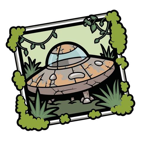 The Floating Object In The Sky 57042530 Vector Art At Vecteezy