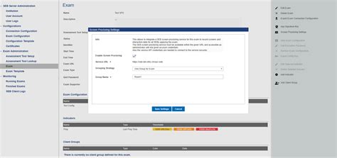 Screen Proctoring New — Seb Server Documentation
