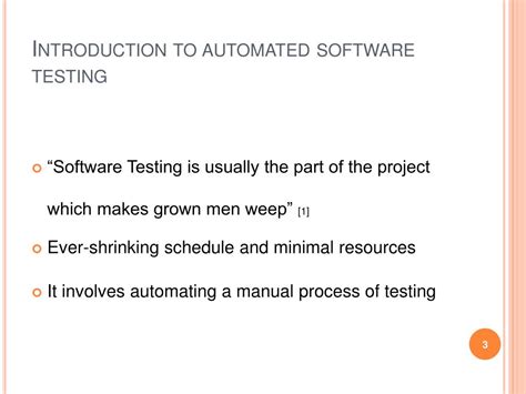 Ppt Automated Software Testing Powerpoint Presentation Free Download