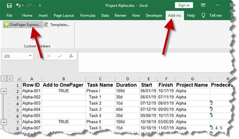 Smartsheet Multi Project Timeline OnePager