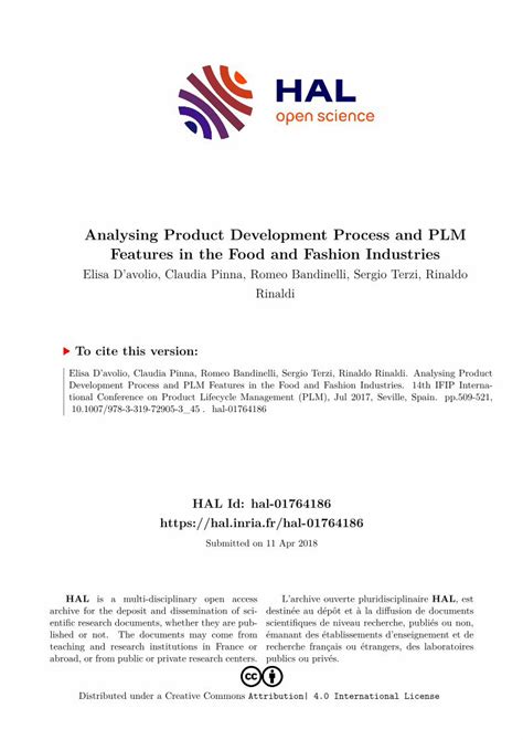 Pdf Analysing Product Development Process And Plm Features In Dokumentips