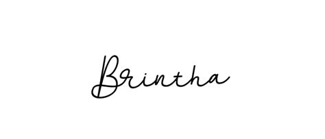 98 Brintha Name Signature Style Ideas Free Autograph