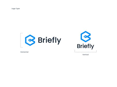 Briefly Saas Product Write Web App Logo Design On Behance