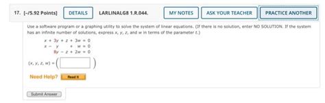 Solved Use A Software Program Or A Graphing Utility To Solve Chegg