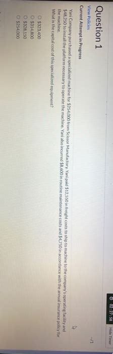 solved hide timer question 1 view policies current attempt