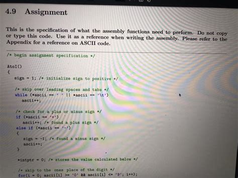 Solved Assmebly Coding 49 Shows What The Assmebly Code