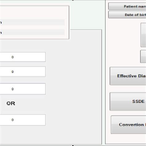 Size Specific Dose Estimation Ssde Software Download Scientific Diagram
