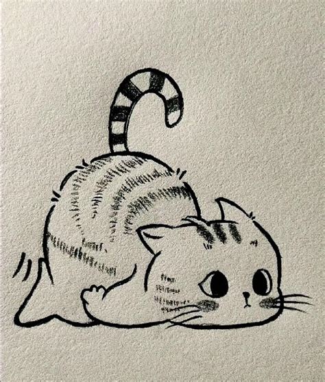 动漫猫咪简笔画 简笔画图片大全