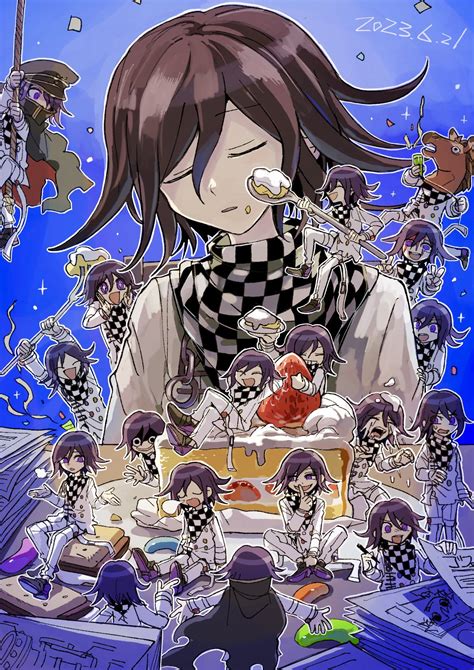 Oma Kokichi Danganronpa And More Drawn By Kumakoro Tetsupag Danbooru