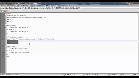 Estructuras De Control If Else Php Youtube