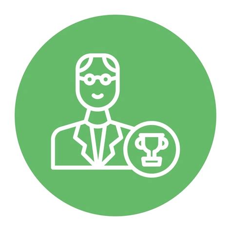 Premium Vector Recipient Male Icon Vector Image Can Be Used For Award Events