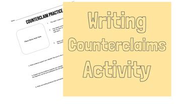 Counterclaim Practice By Arns In The Middle TPT