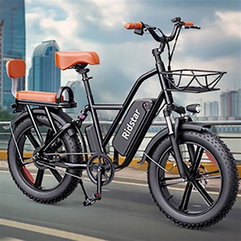 Ridstar Fm001 Electric Bike 1000w 48v 156ah 20x4 Inch Fat Tire Max