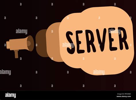 Handwriting Text Server Concept Meaning Computer Program Which Manages