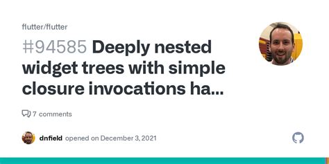 Deeply Nested Widget Trees With Simple Closure Invocations Have A High Performance Penalty