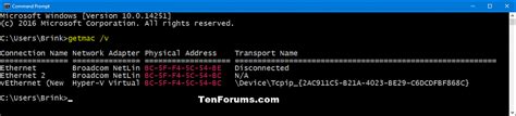 Find Mac Address Of Windows 10 Pc Tutorials