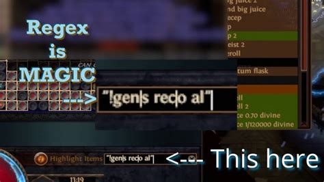 Regex Tutorial When A Game Needs 20 Tools And Then You Find The Regex Tool Path Of Exile