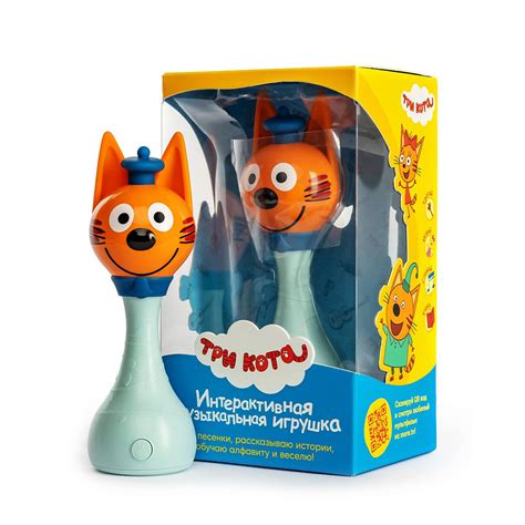 Alilo Интерактивная музыкальная игрушка Alilo Три кота Коржик Белый шум ночник песенки