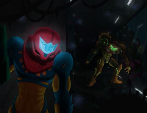 Samus Dark Double By Inamberclad On Deviantart