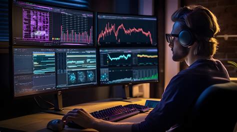 Premium Ai Image A Data Scientist In A Focused Environment Analyzing Datasets On A Computer