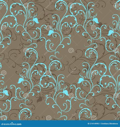 Seamless Pattern With Curl Stock Vector Illustration Of Decoration 21414990