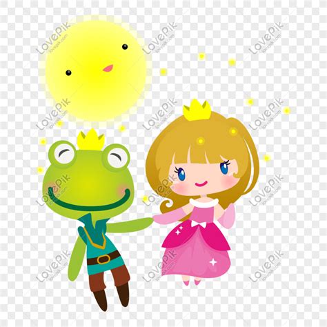 동화 개구리 왕자의 만화 일러스트 레이션 Png 일러스트 무료 다운로드 Lovepik
