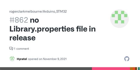 no library properties file in release · issue 862 · rogerclarkmelbourne arduino stm32 · github